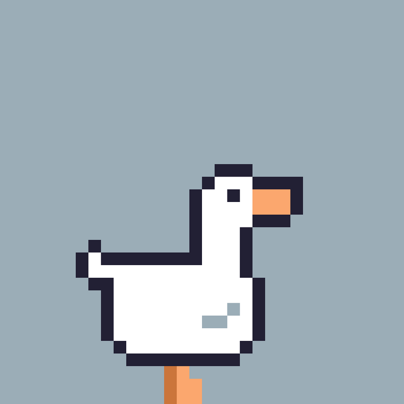 Pixel Duck Anim SpriteSheet by Etienne Pouvreau