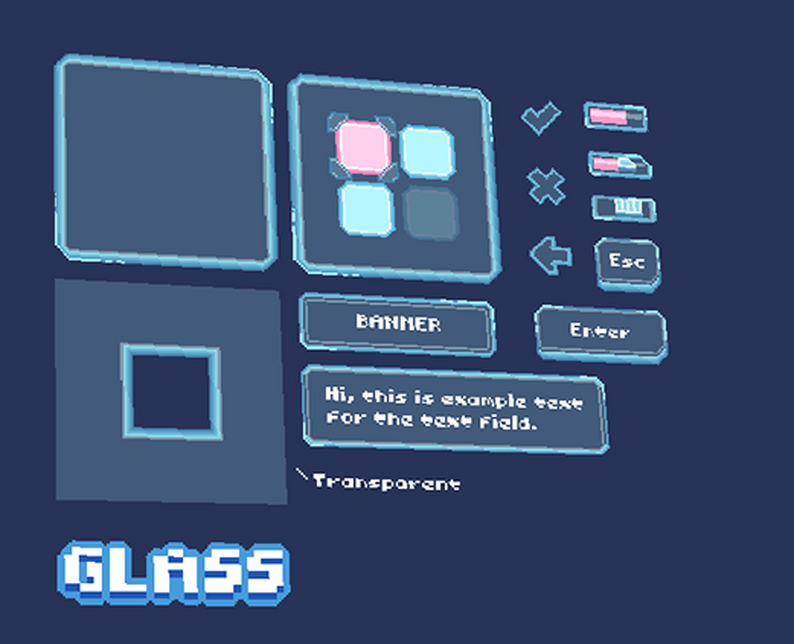 Complete UI Essential Pack [Aseprite, Spritesheet] by Crusenho