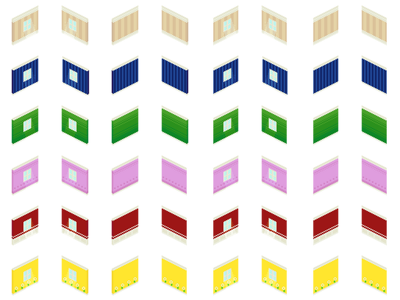 Isometric Walls and Floors by Radish