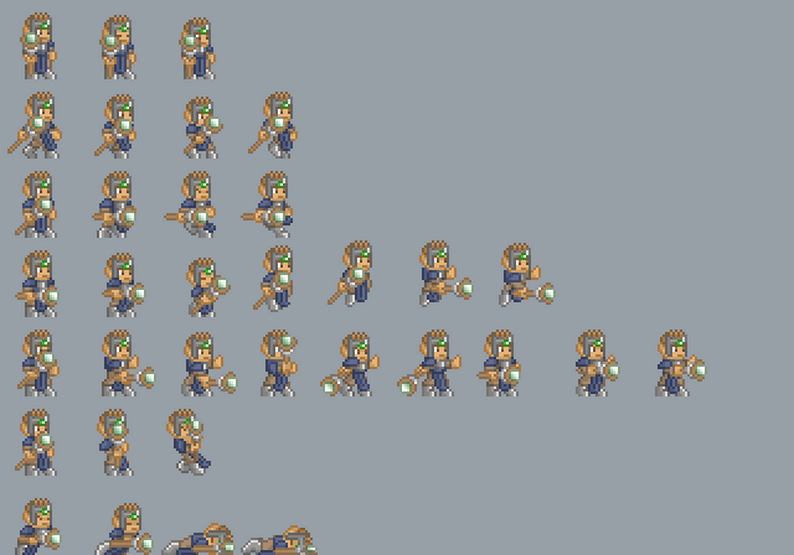 Side View Characters 3 by PixelCarvel