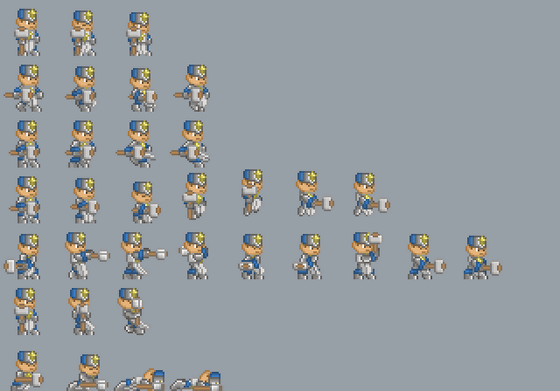 Side View Characters 3 by PixelCarvel