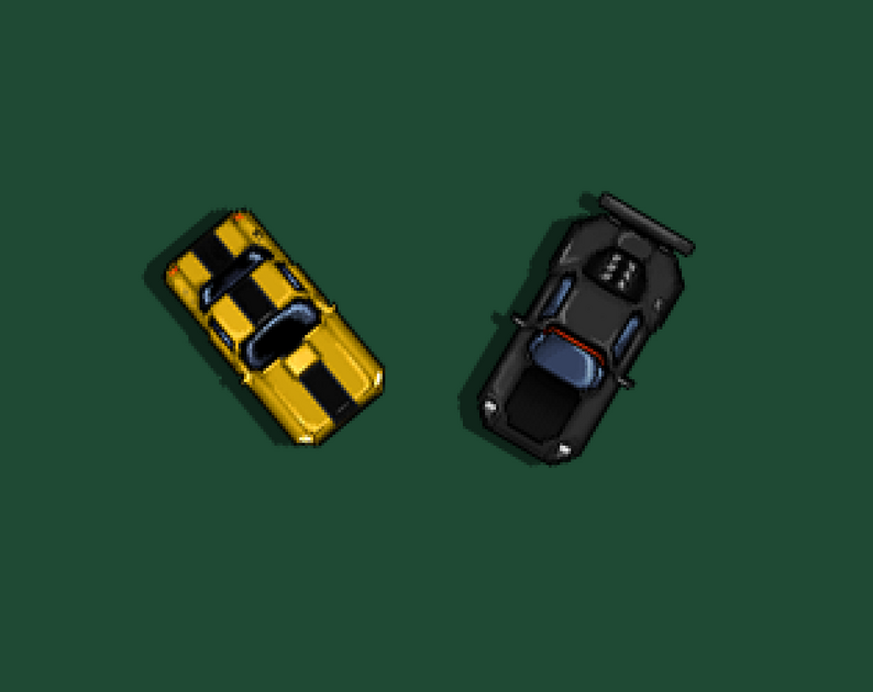 Top Down Cars Sprite Pack 1.0 by tokka