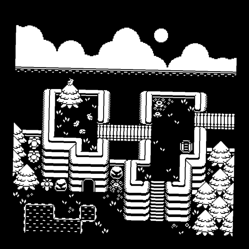 1-bit Oracles: Monochrome Tilesets by GibbonGL