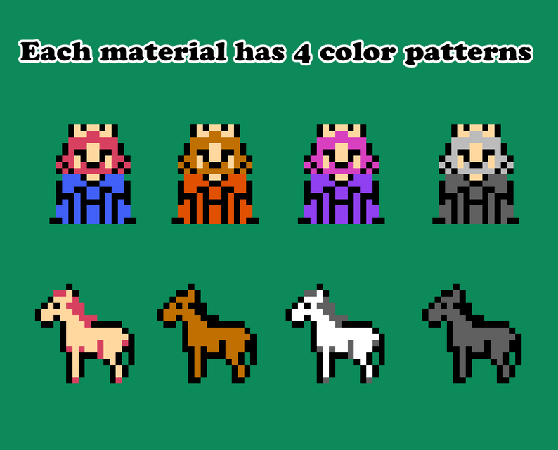 NES style Character Pack by Marumugi4510