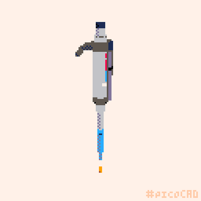 Eppendorf Pipette (picoCAD model) by TDexel