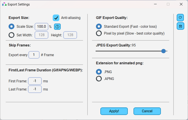 G.A.S.: Animation Sprite Converter & Creator - Sprite Sheet, GIF, MP4 ...