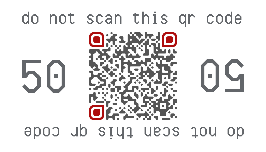 do not scan this qr code - DJRPG by Serial Prizes for System Fictional ...