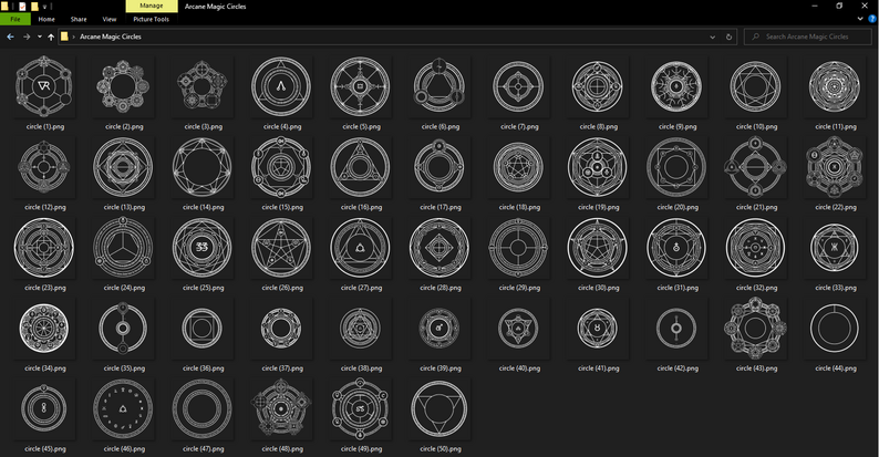 Magic Circle Generator by Game Dev Goose