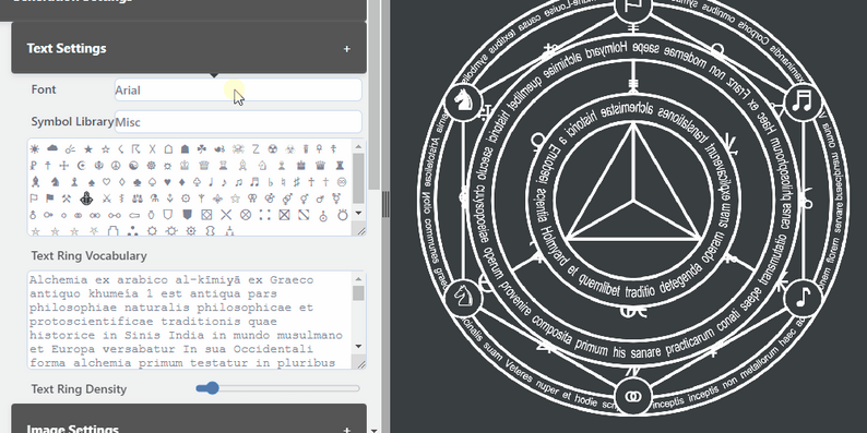 Magic Circle Generator by Game Dev Goose