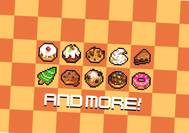 445+ 16x16 Vibrant Foods by RunninBlood