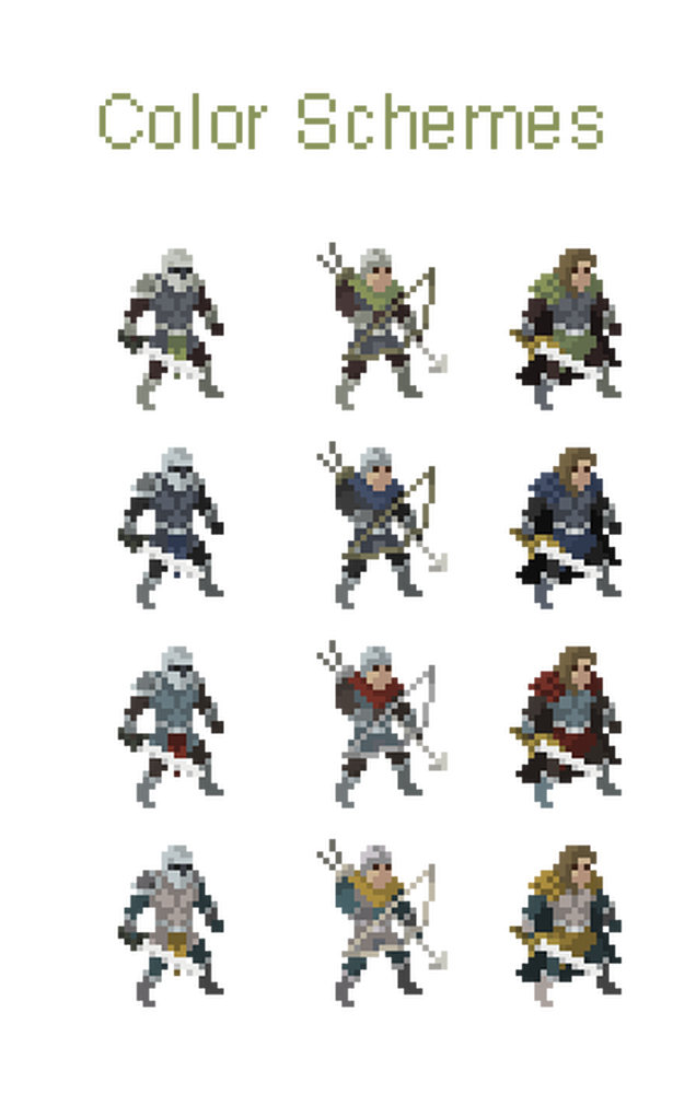 Humans - Top Down Pixel Art Character Assets by sanctumpixel