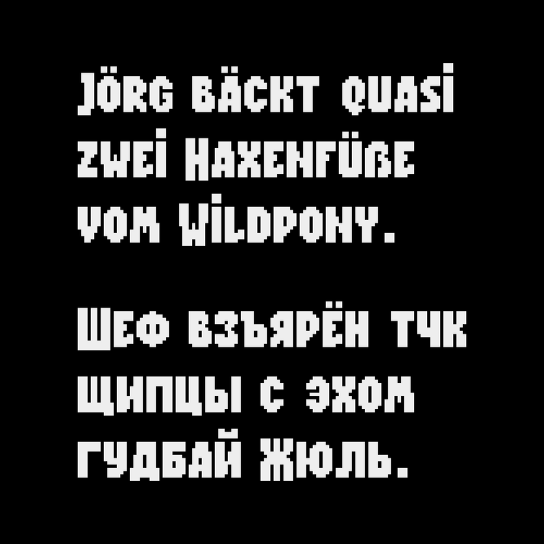 Pixel Font - CURSE by somepx