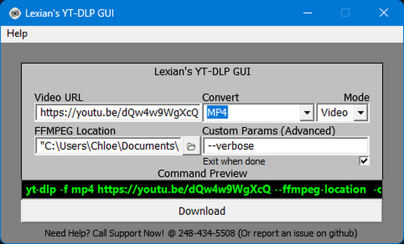 YT-DLP-GUI by Lexian-Droid
