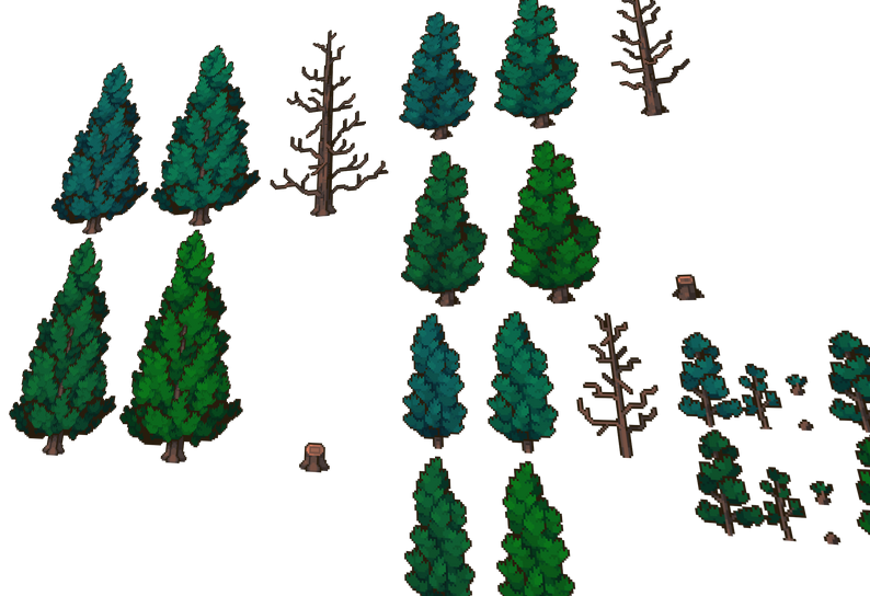 Free - Pixel Art Asset Pack - Topdown Tileset - 16x16 Sprites by Anokolisa
