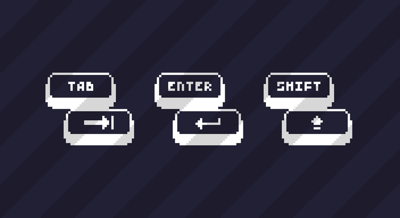 Pixel Keys x16 by JoshuaJennerDev