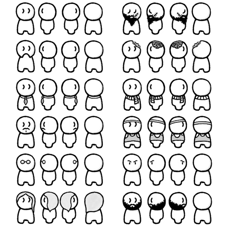 2D Characters Sprite Sheet by David Jakubec