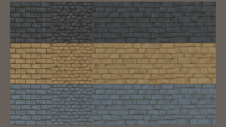 Stylized Textures - Dungeon Starter Pack by oleekconder