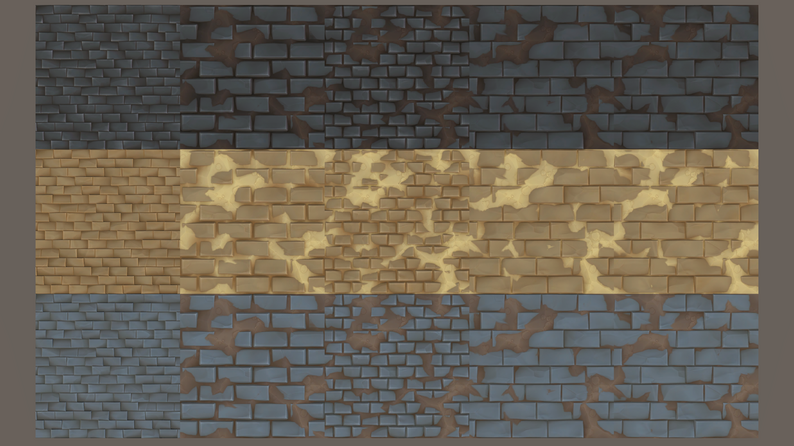 Stylized Textures - Dungeon Starter Pack by oleekconder