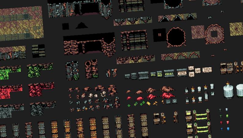 Final Tower Tileset RPG Pixel Dungeon Tiles by finalbossblues