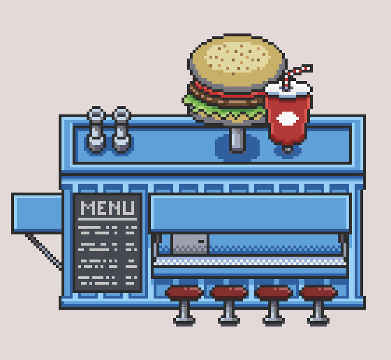 Retro RPG buildings pack by The Pixel Nook