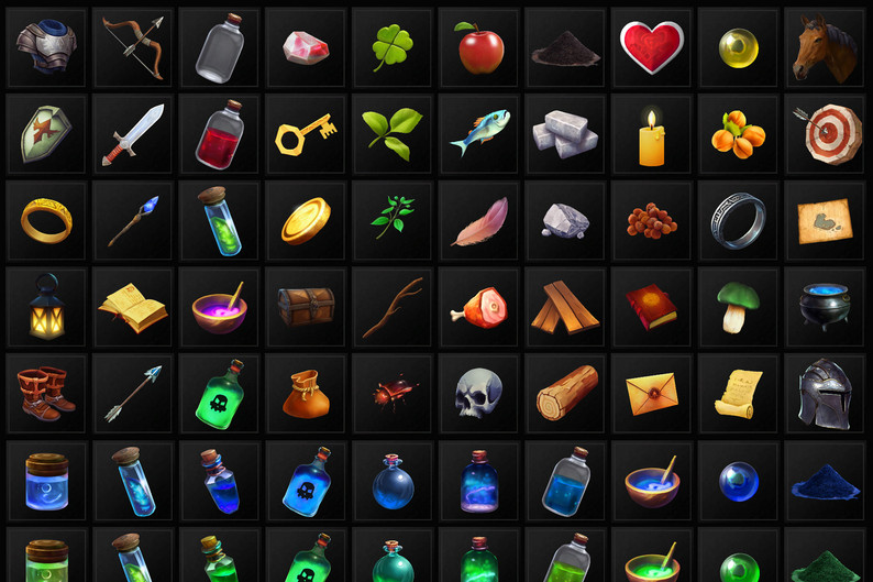 RPG Icons Starter Pack by ICreatePixels