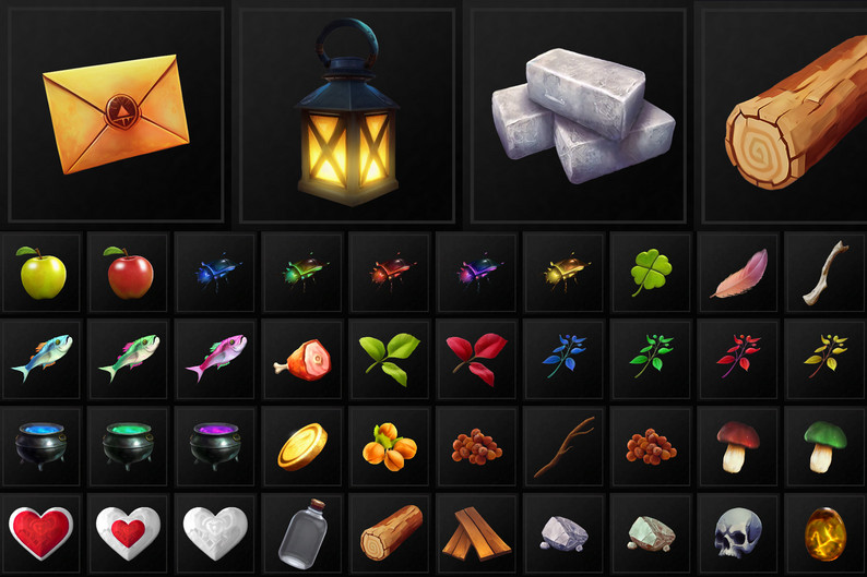 RPG Icons Starter Pack by ICreatePixels