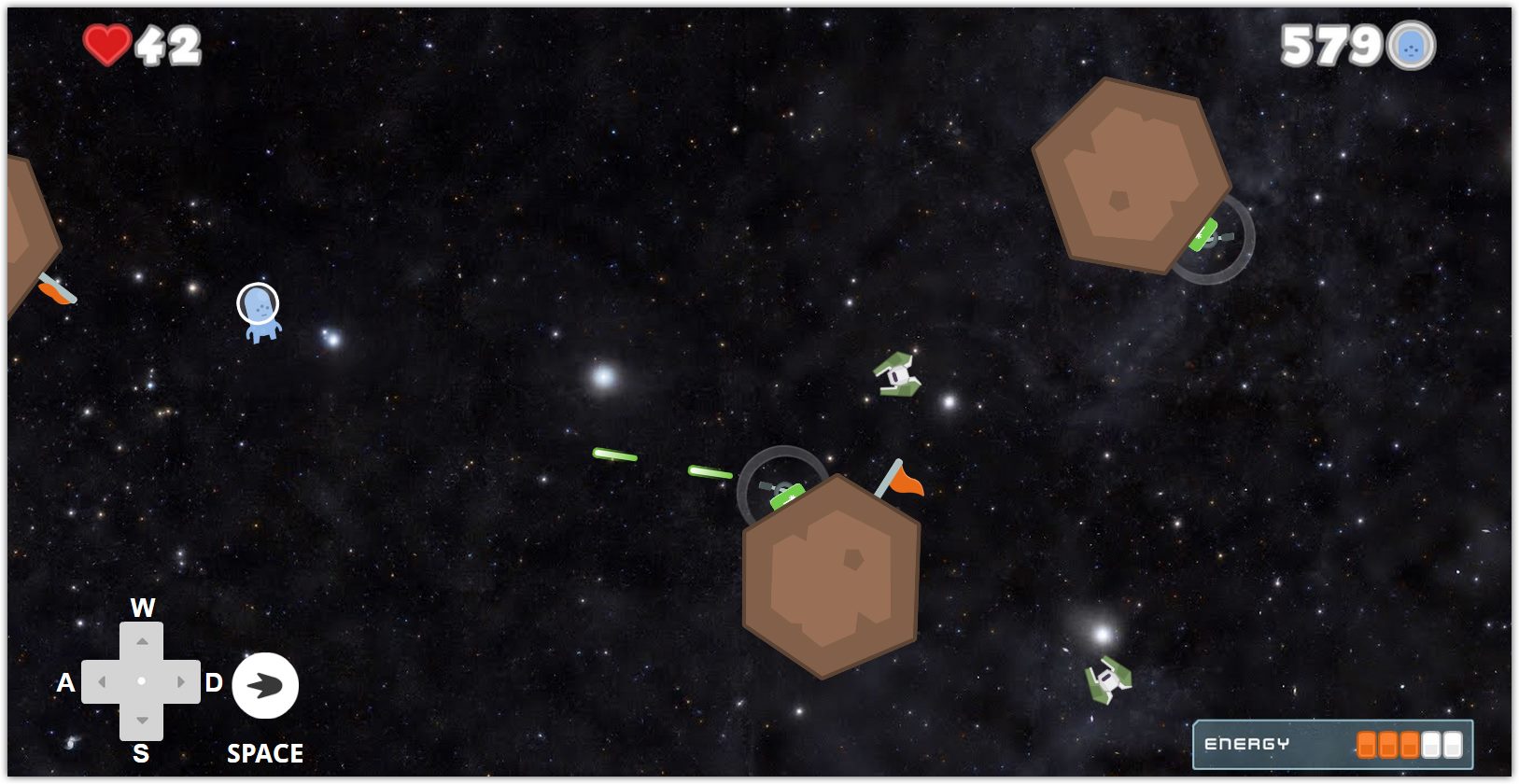 Floating Alien Guy (GameMaker) by Aviv M. / Icel