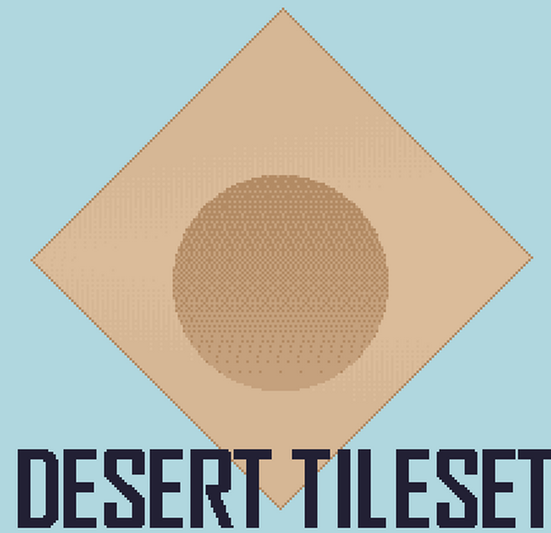 Free Pixel Art Desert Tileset by Dirizher