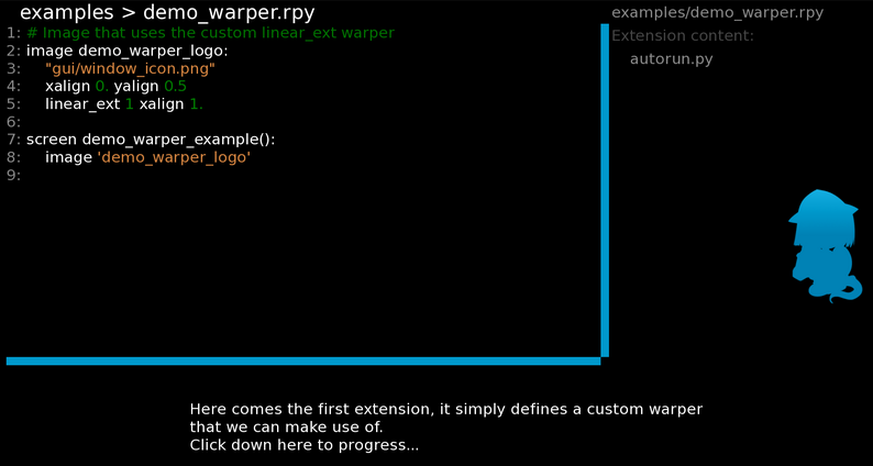 Renpy Extensions Demo By Ayowel 
