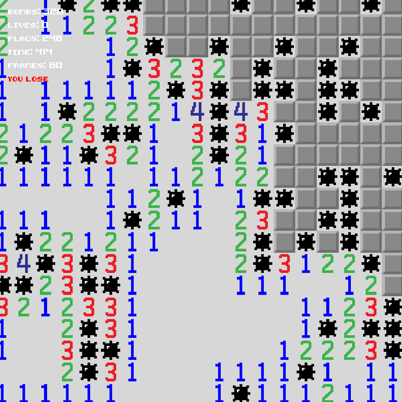 Custom Minesweeper by aidan guy