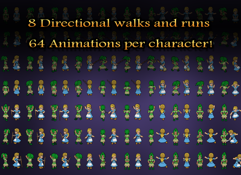 RPG NPC Humans by Low