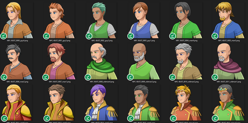 RPG NPC Humans by Low