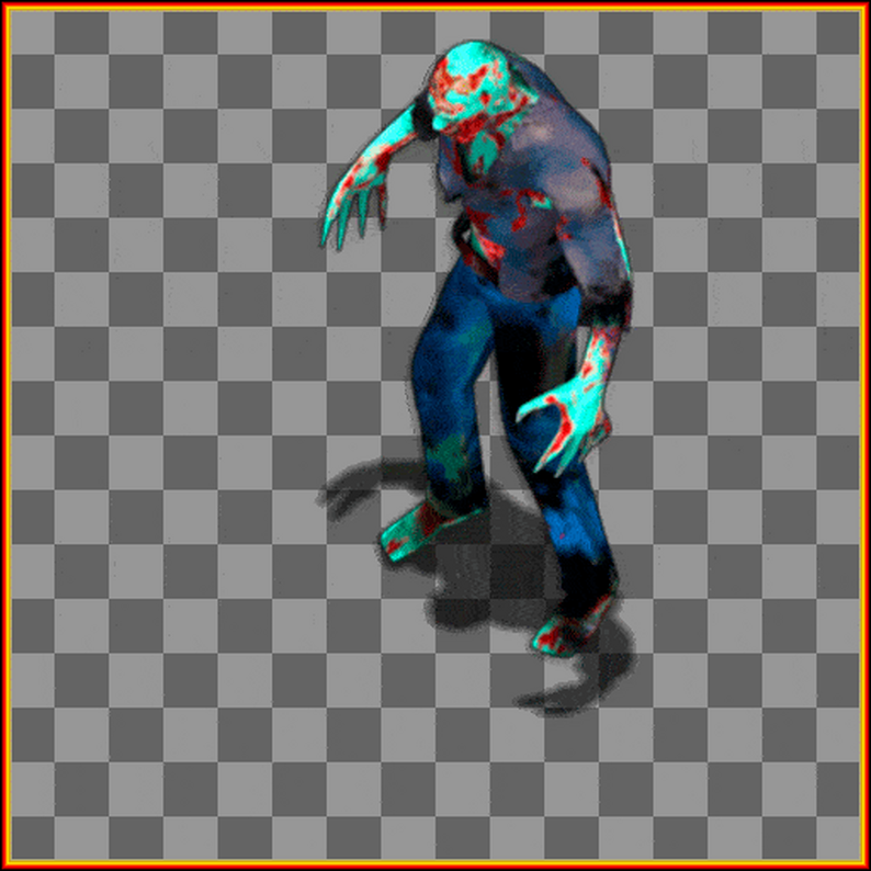 FREE Animated Isometric Zombies by Engvee