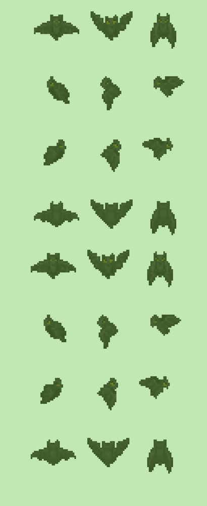 Pixel Bat Animations by Joao9396
