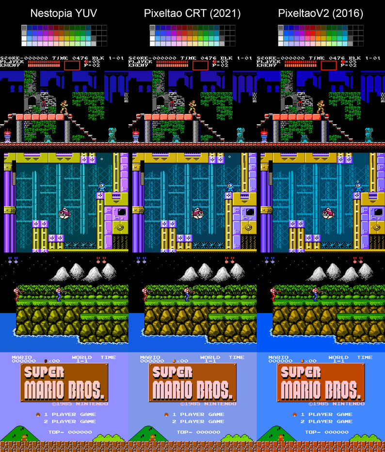 Pixeltao CRT NES Palette by pixeltao