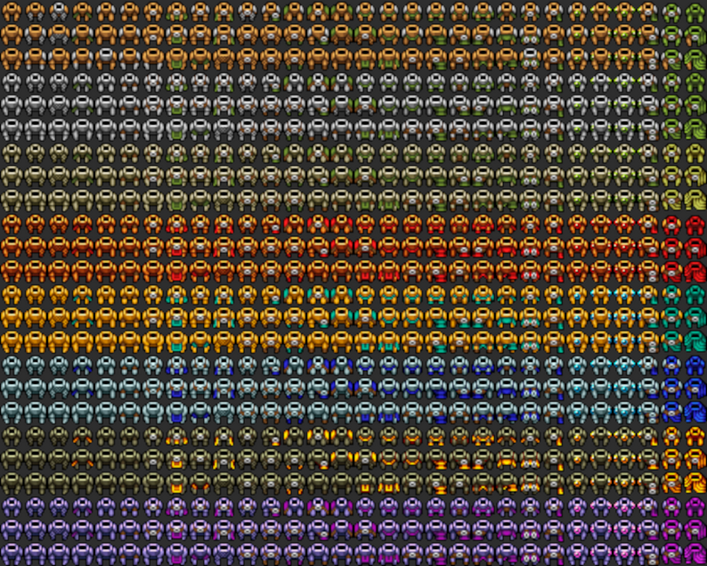 16x16 Armor RPG Icons by Shade