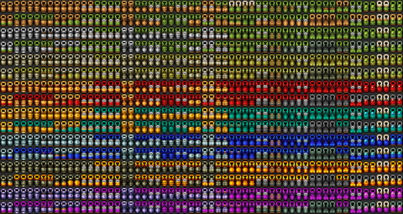 16x16 Armor RPG Icons by Shade