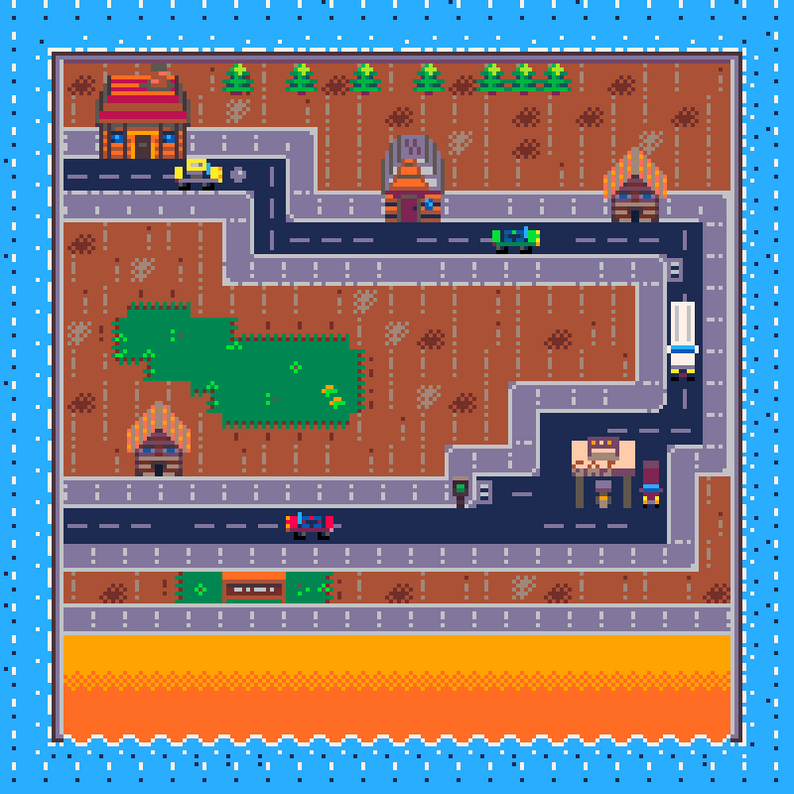 Small city extra tileset 8px by marceles 🌴