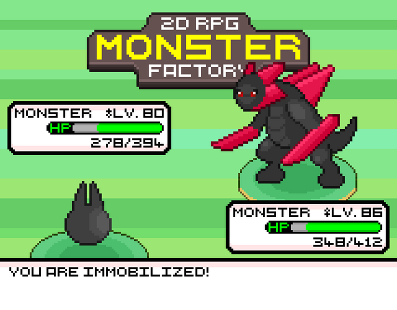 Retro Monsters Asset Pack 6 (2D RPG Monsters) by ELV Games