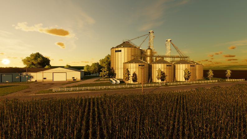 AGI-MFS Corner Silo Complex by River Bottom Custom Farming