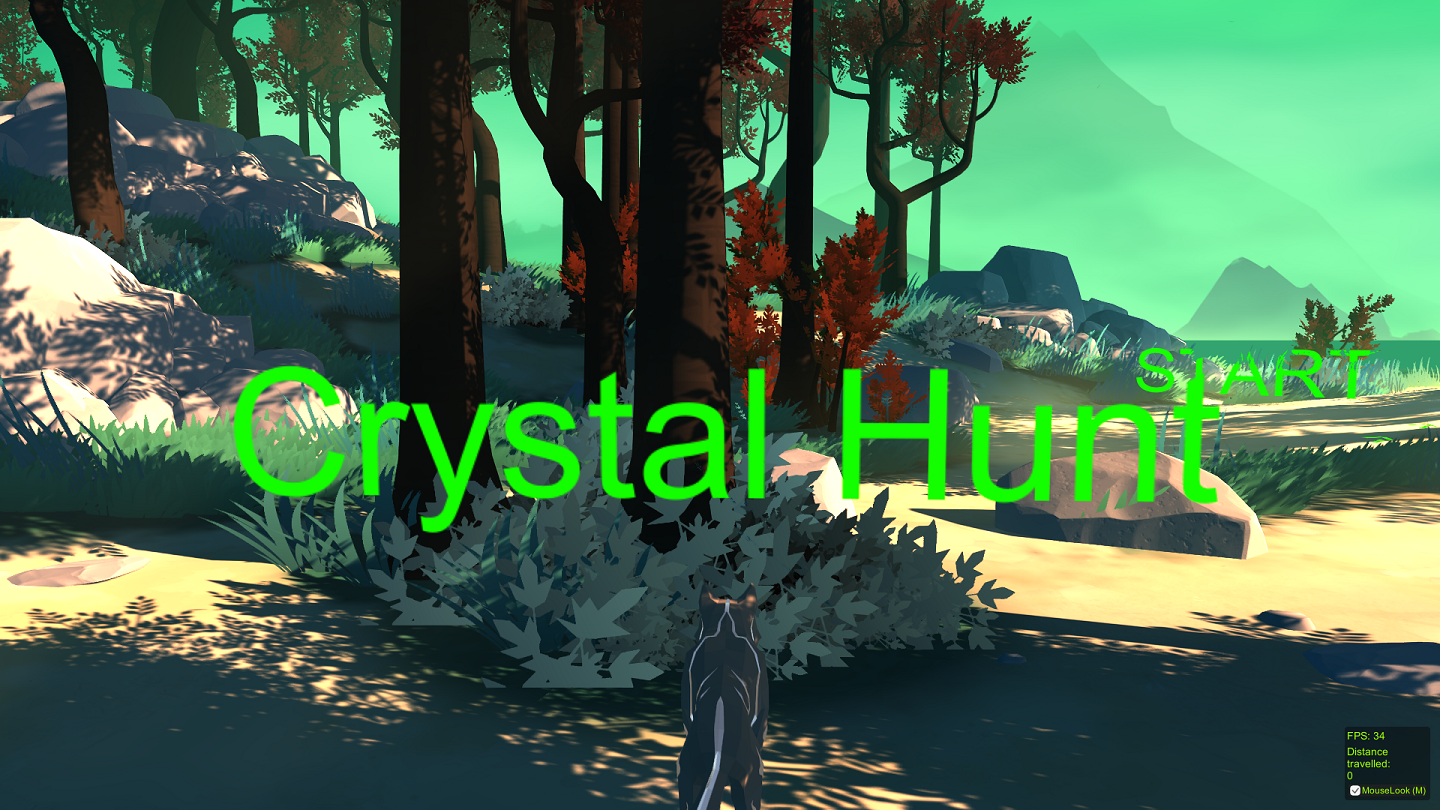 Crystal Hunt by Snownebula