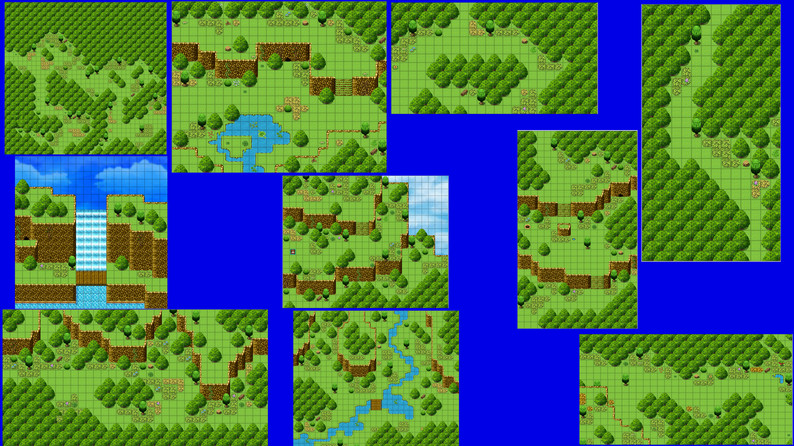 Forest Pack 1 (Rpg Maker Map Pack) by RpgMakerMaps