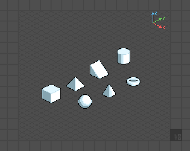 template - isometric ruler by lotovik