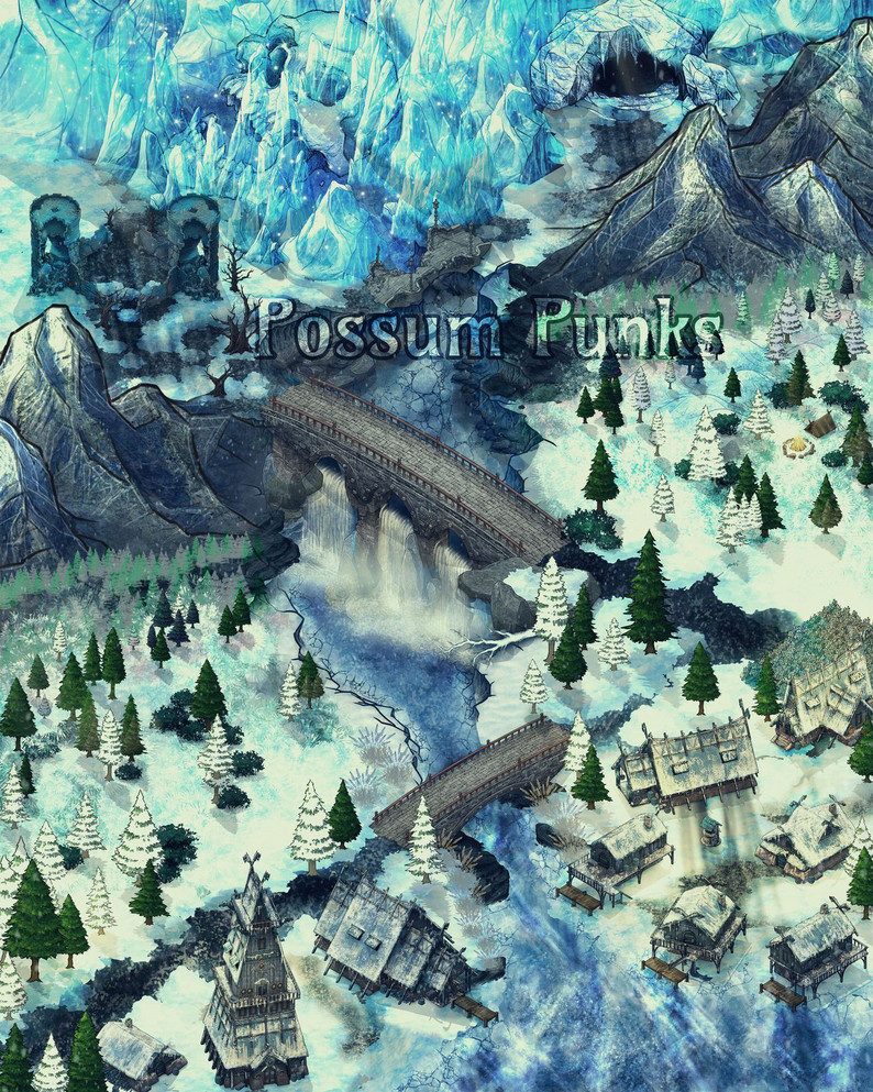 Winter 2022 TTRPG Map Pack by PossumPunks
