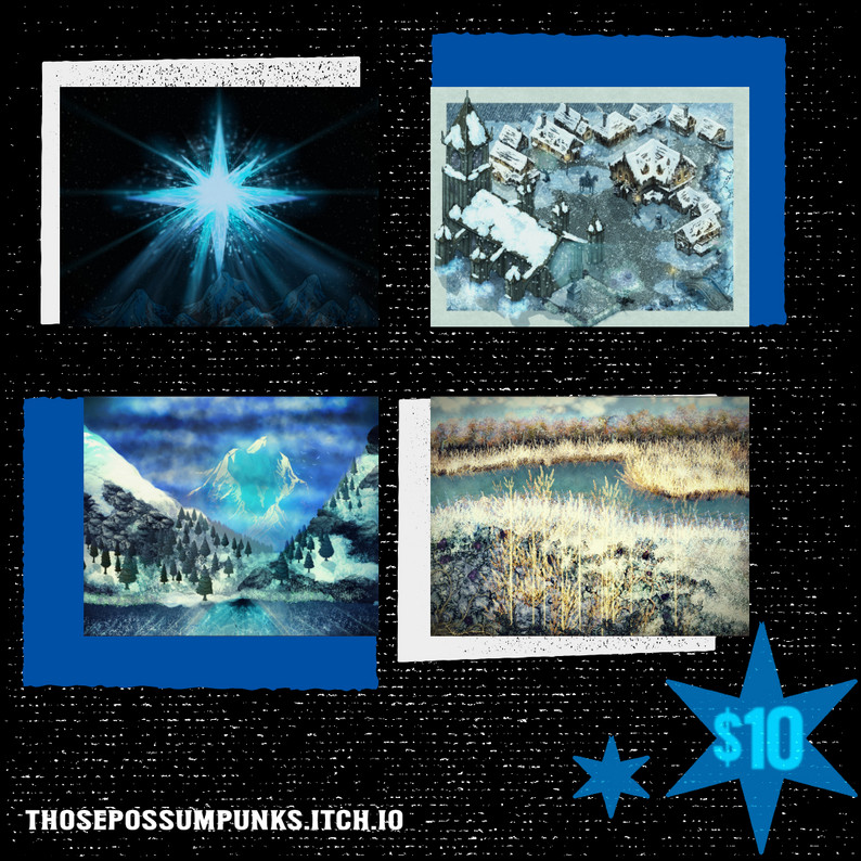 Winter 2022 TTRPG Map Pack by PossumPunks