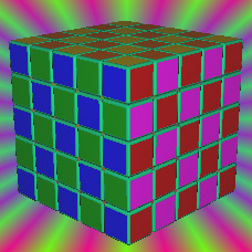 Virtual Rubik's Cube by rossprogrammproduct