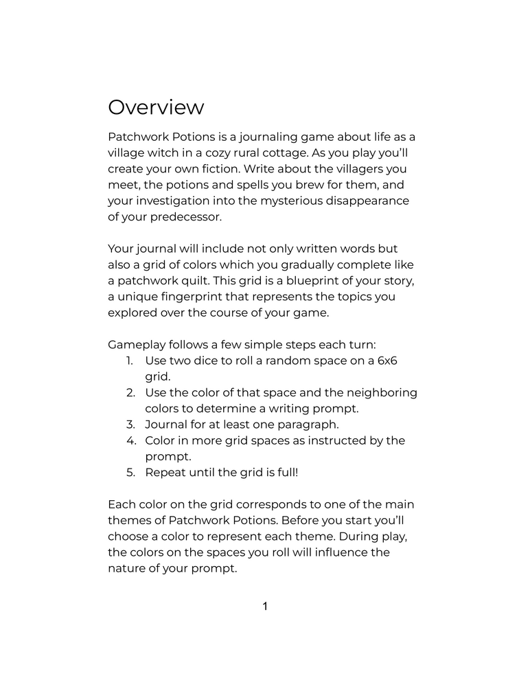 Patchwork Potions by bespoketacle