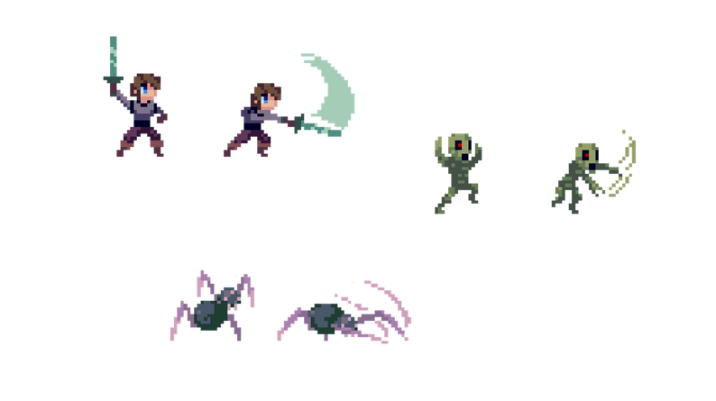 2D RPG Platformer Sprites by Erik Svan