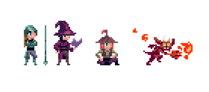 2D RPG Platformer Sprites by Erik Svan