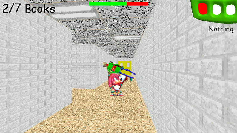 Knuckles The Echidna Bang Baldi VN by Baldi's Basics Official VN